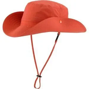 Accessories | Unisex Orange 10 Nylon Wide Brim Boonie With Chin Strap ...